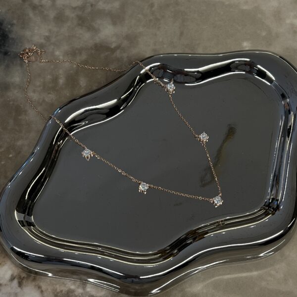 ‏שרשרת מולטי זרקונים קלאסית - MAYOR JEWELRY - מאיור תכשיטים